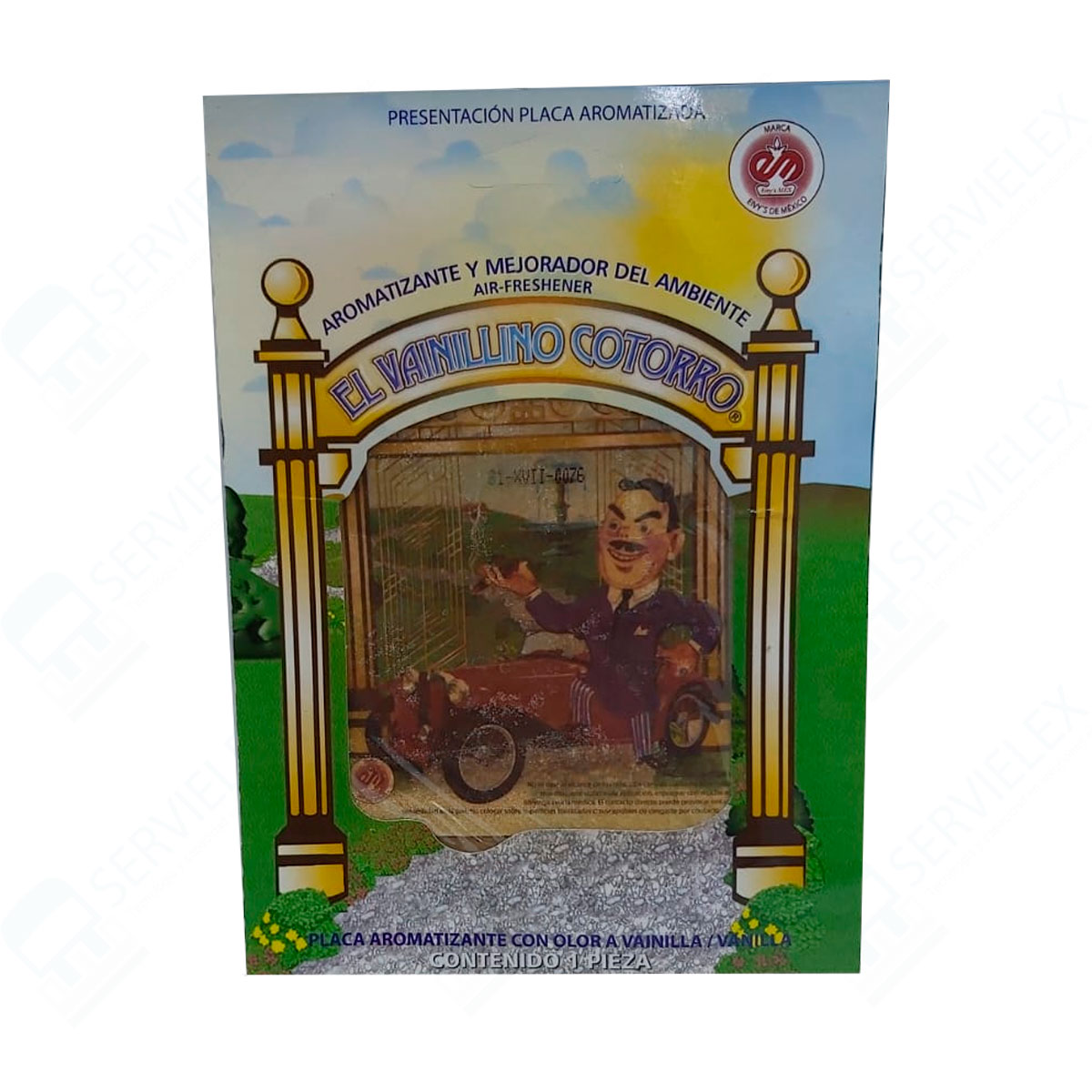AROMA EL VAINILLO COTORRO EN PLACA – Servielex