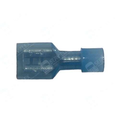 TERMINAL ENCHUFE AISLADA HEMBRA AZUL - Servielex
