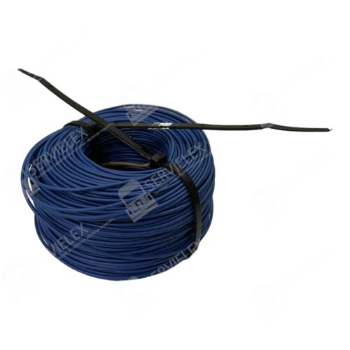 CABLE AUTOMOTRIZ AUTOEXTINGUIBLE (ANTIFLAMA) CALIBRE 18 AZUL - Servielex