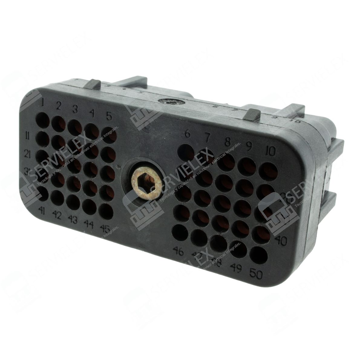 CONECTOR 50VIAS MACHO DEUTSCH DRC26-50S-5 OEM ISB - Servielex