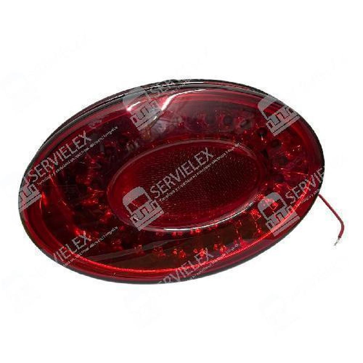 CALAVERA LED 12V ROJO 26LEDS FIJO AYCO ZAFIRO RECORD 1070 1R - Servielex